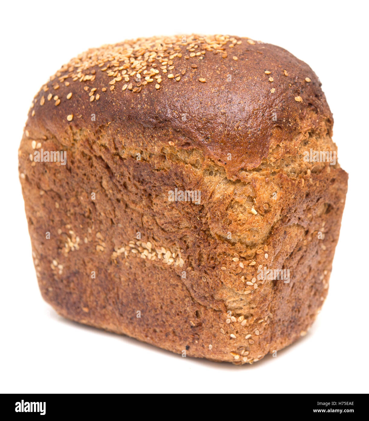 rye bread isolated on white background Stock Photo - Alamy