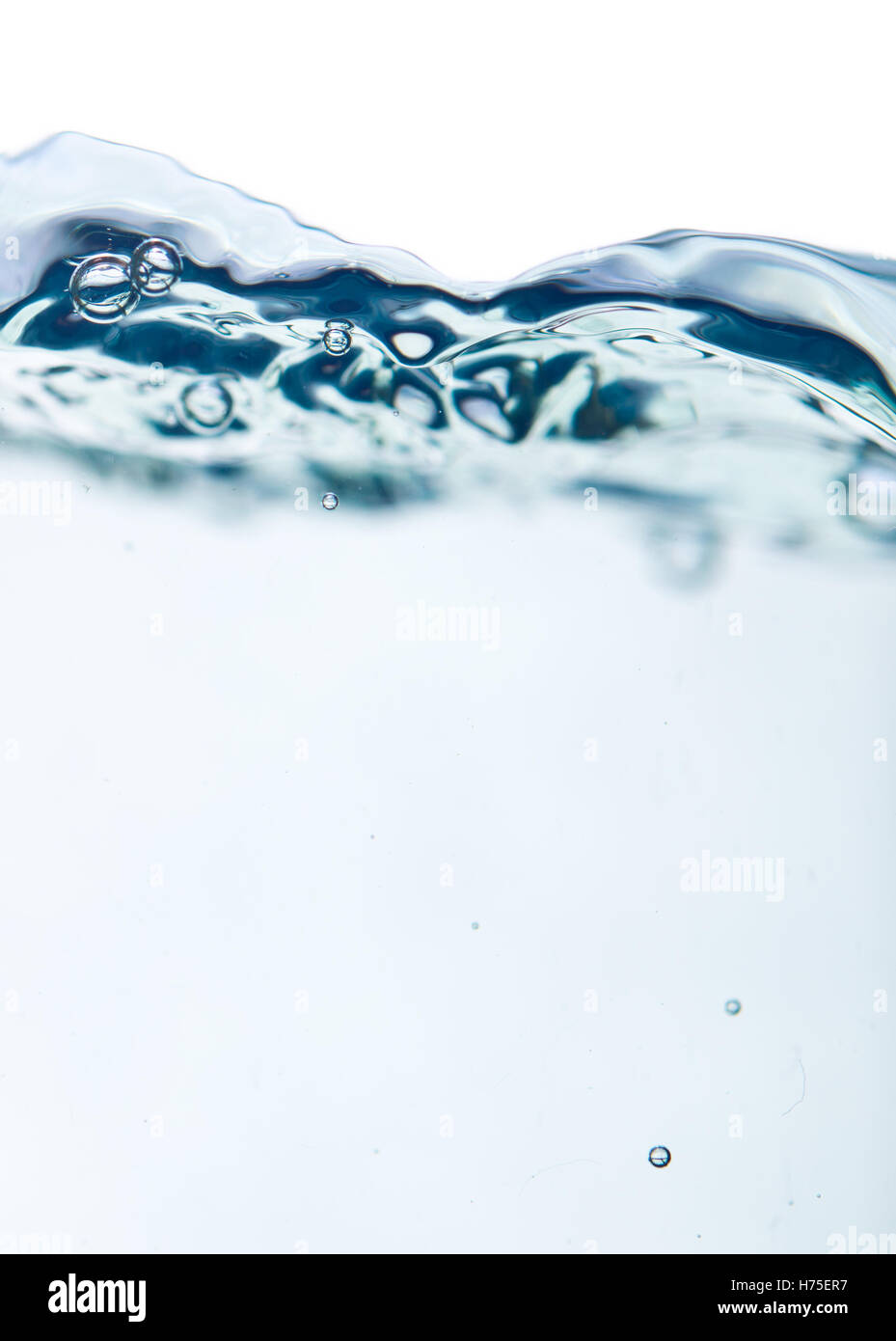 wave splash isolated on white background Stock Photo - Alamy