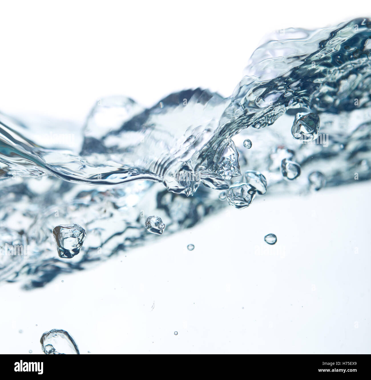 water splash isolated on white background Stock Photo - Alamy