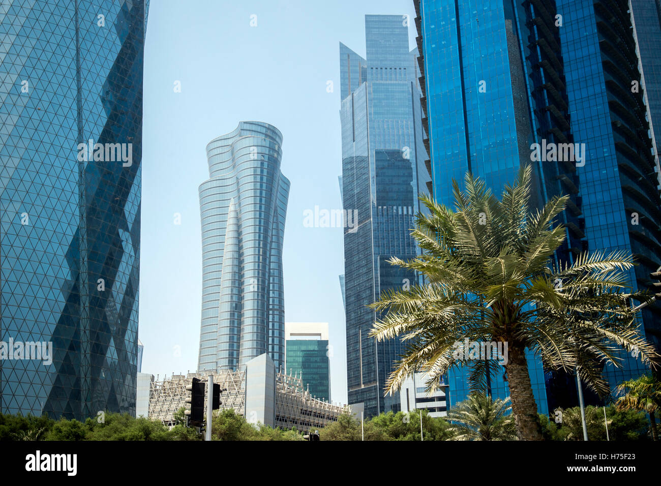 Corniche Doha Qatar Palm Tree High Resolution Stock Photography and ...