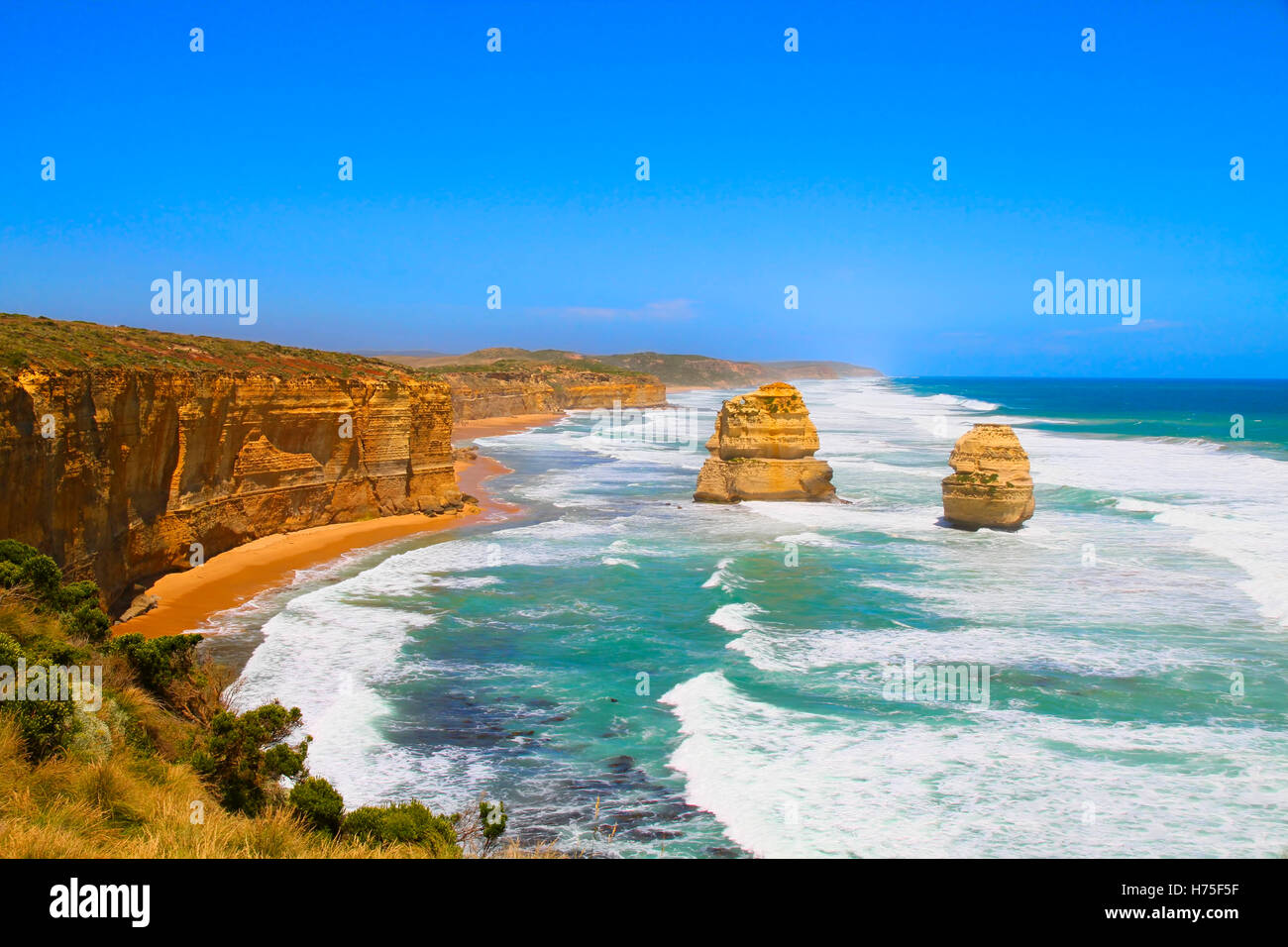 Australian landscapes blue sea hi-res stock photography and images - Alamy