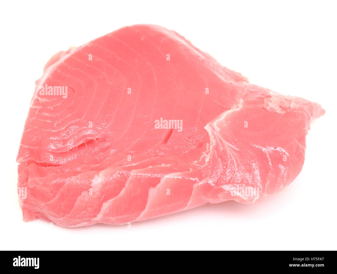 fresh meat of tuna isolated on white background Stock Photo - Alamy