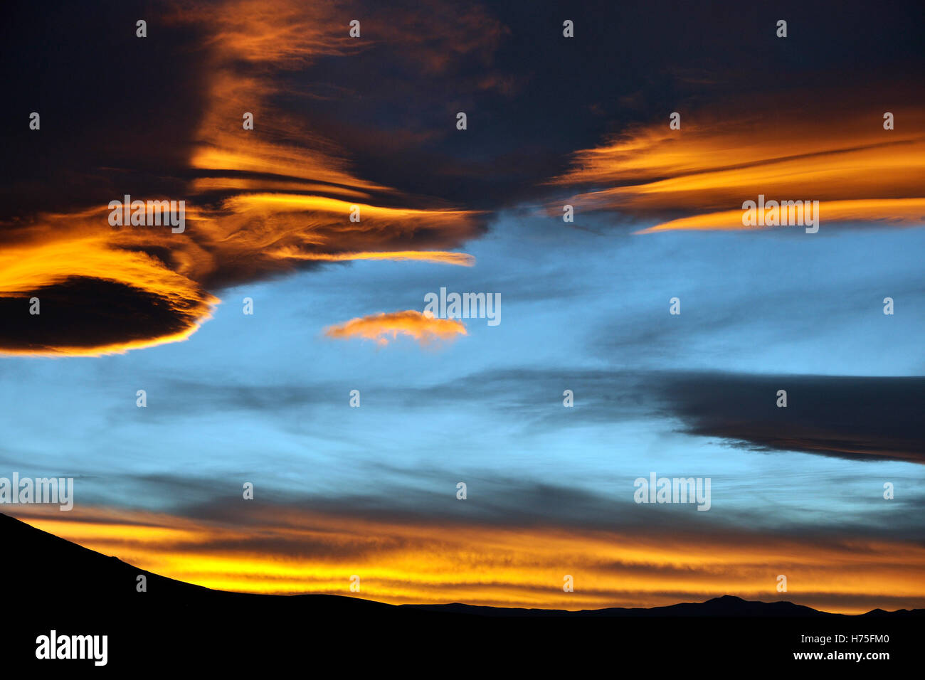 Argentina, Salta region, sunsete Stock Photo - Alamy