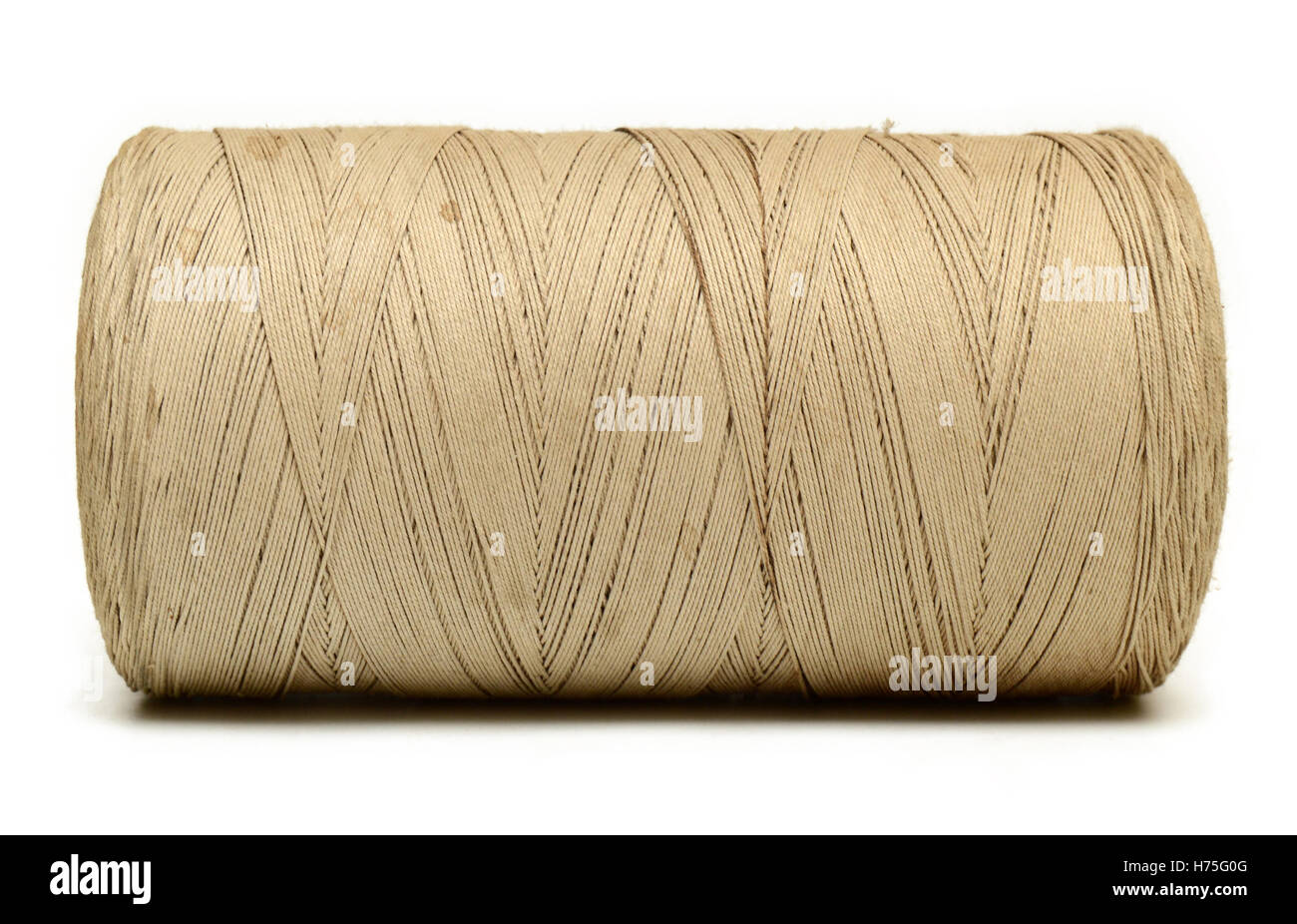 Structure white coarse thread Stock Photo - Alamy