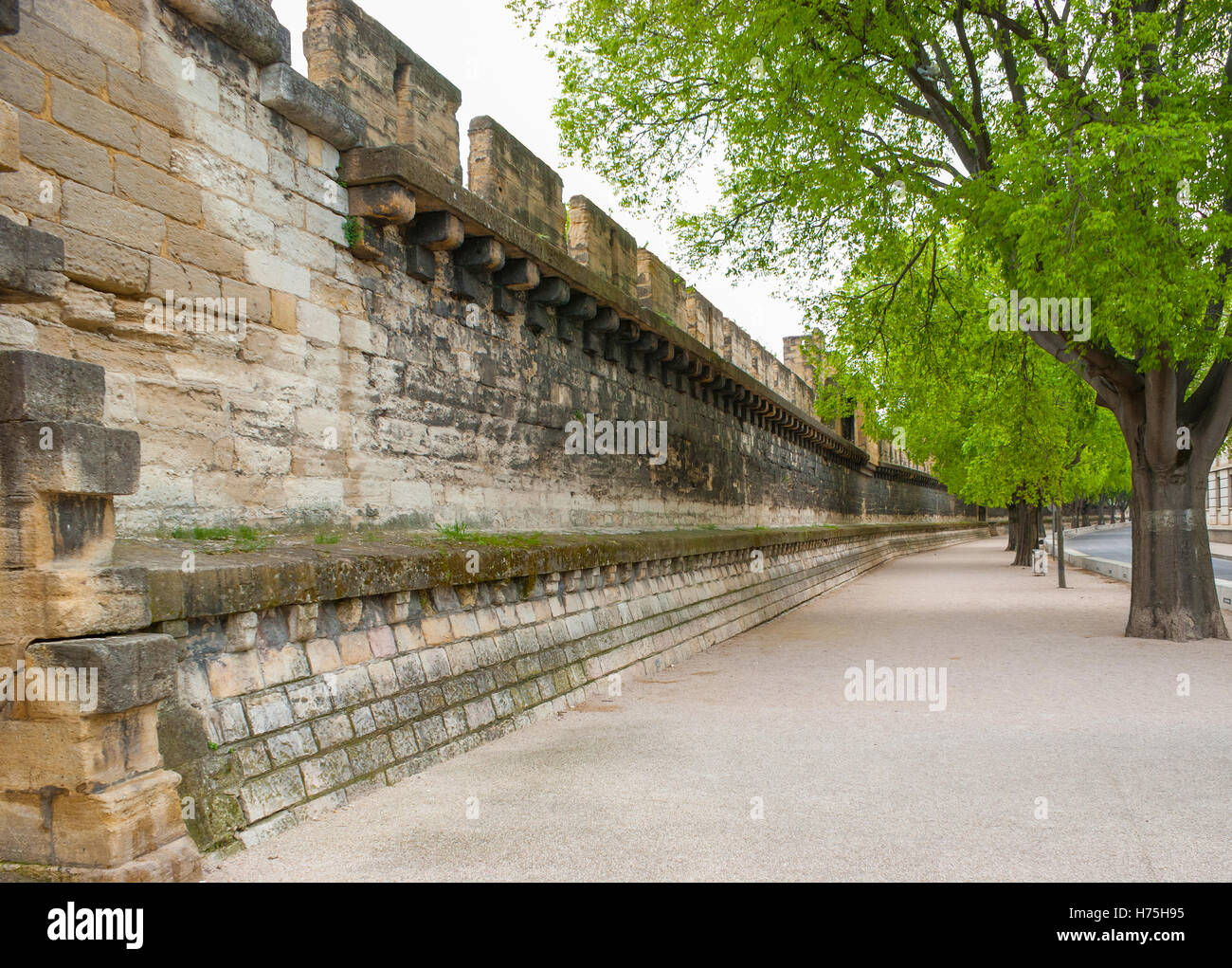 Ramparts still encircle Avignon and they are one of the finest examples ...