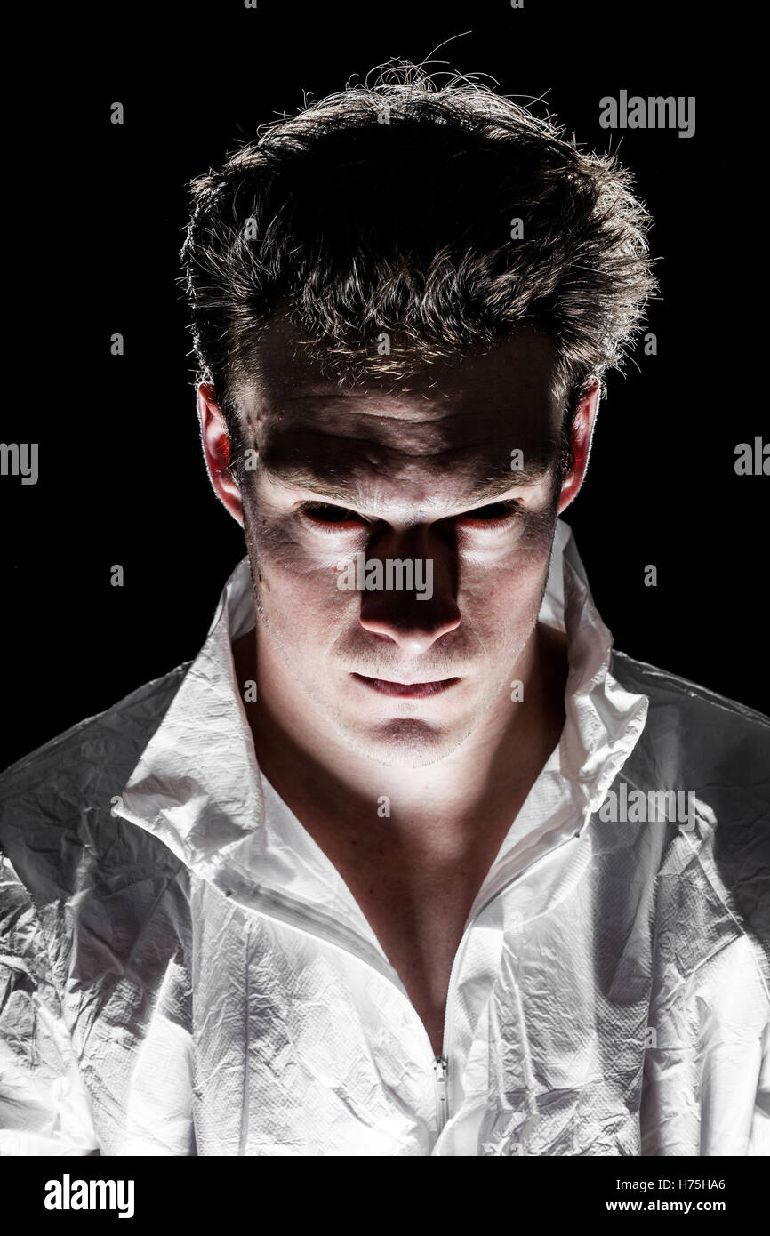 Man scary smile hi-res stock photography and images - Alamy