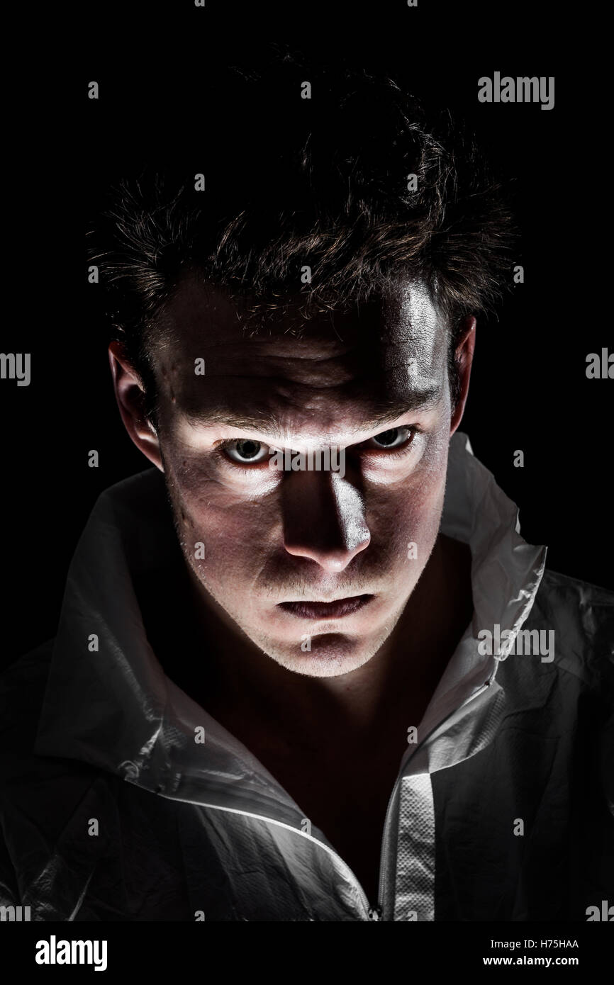 guy danger closeup face portrait person black swarthy jetblack deep ...