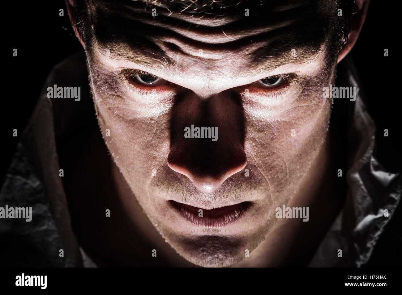 guy danger closeup face portrait person black swarthy jetblack deep ...