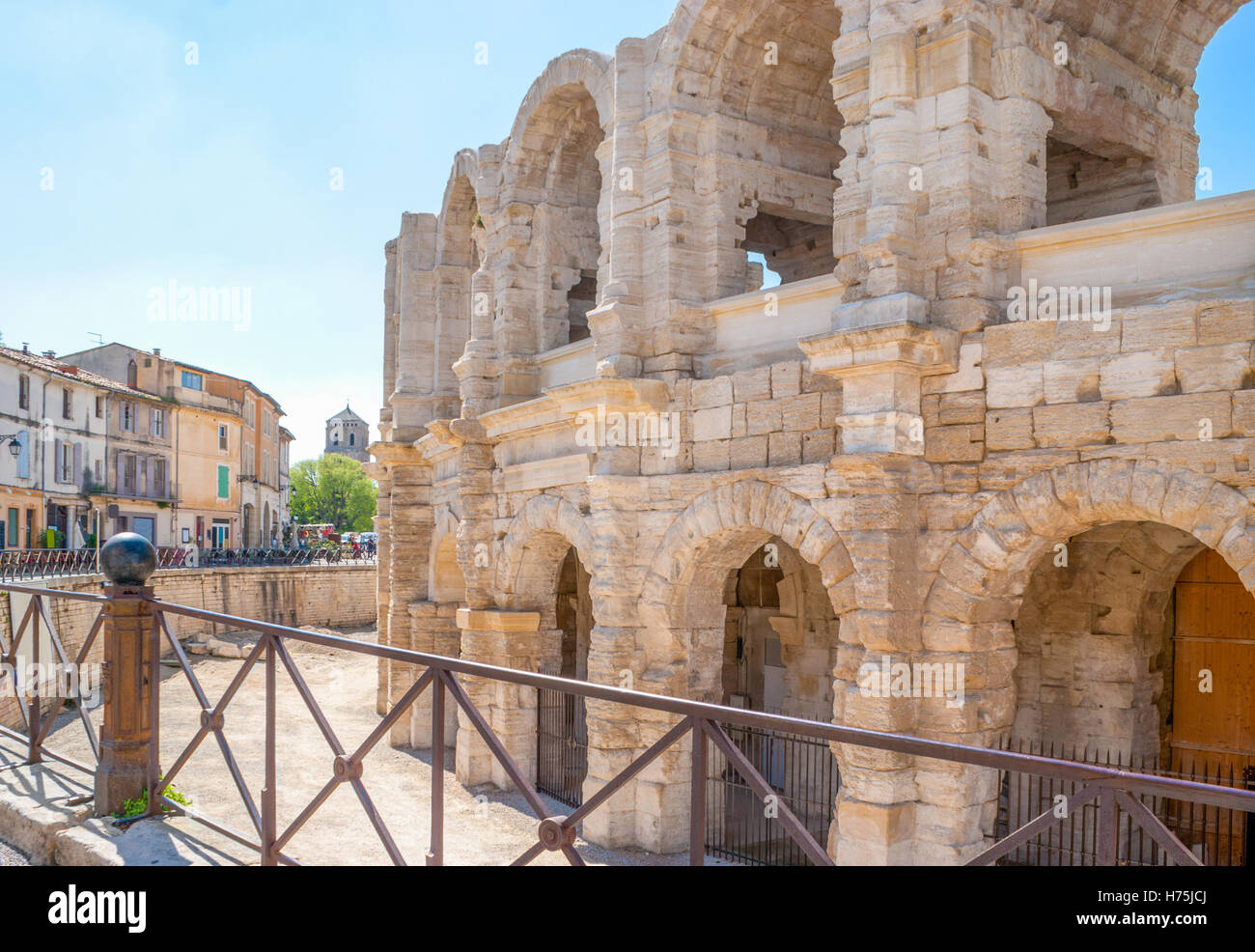 The Arles Amphitheater is one of the most popular landmarks in city ...