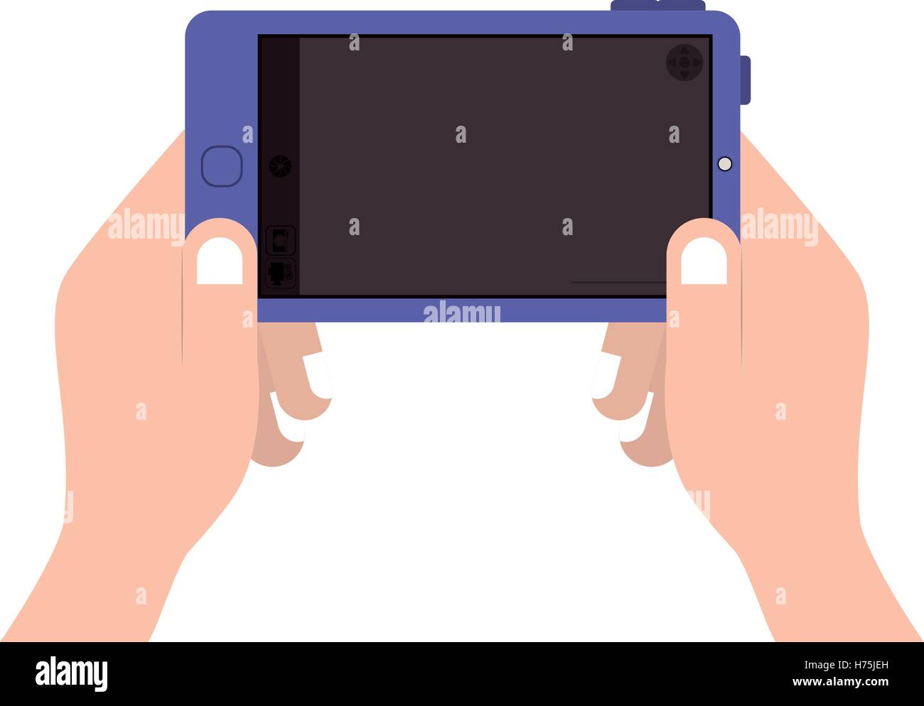 human hand taking a photo with camera of smartphone portable device ...