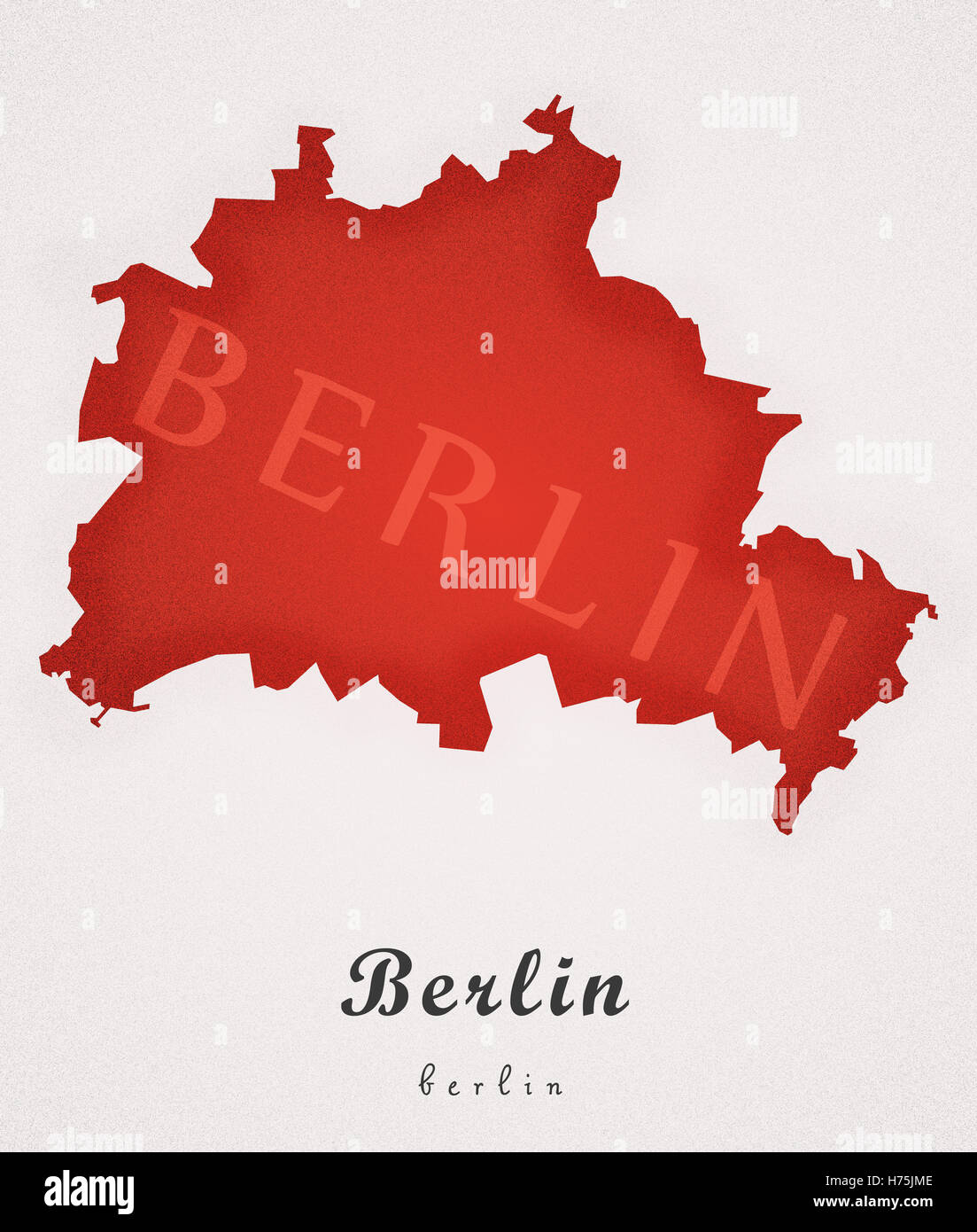 Map of new berlin hi-res stock photography and images - Alamy
