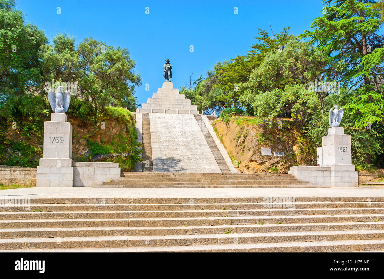 The memorial complex of Napoleon Bonaparte in Place d'Austerlitz, the ...