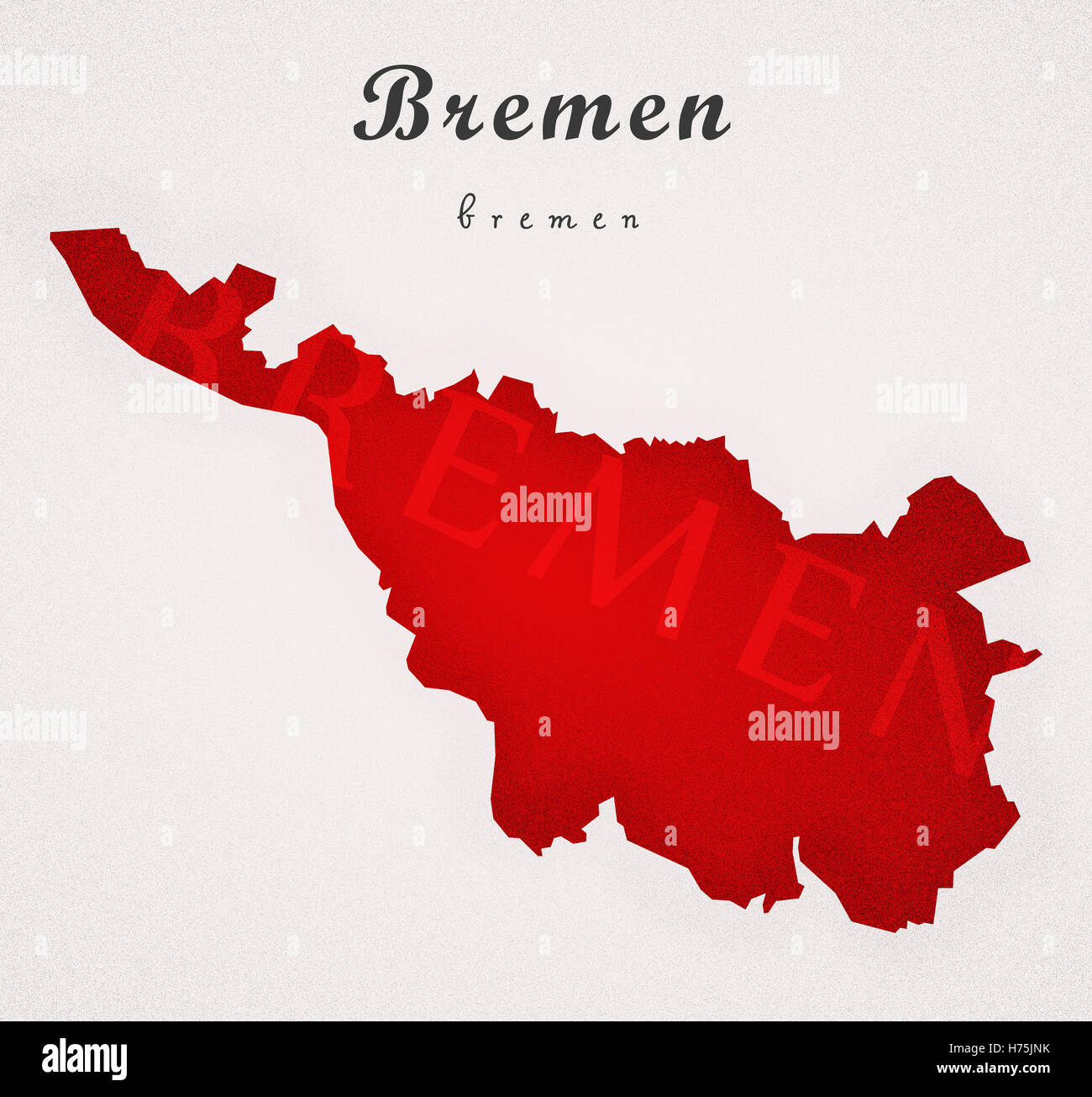 New bremen map hi-res stock photography and images - Alamy