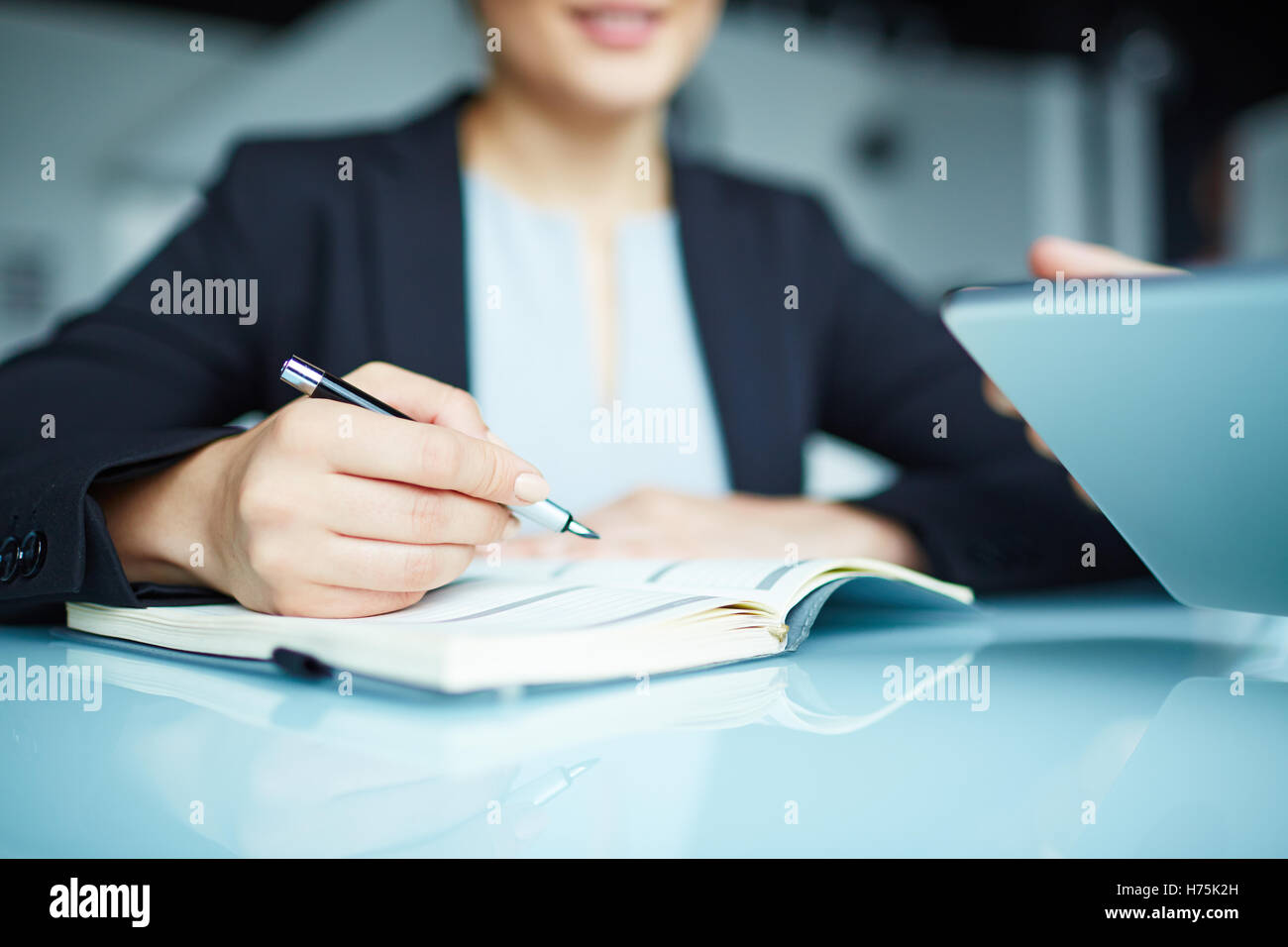 Ready to write Stock Photo - Alamy