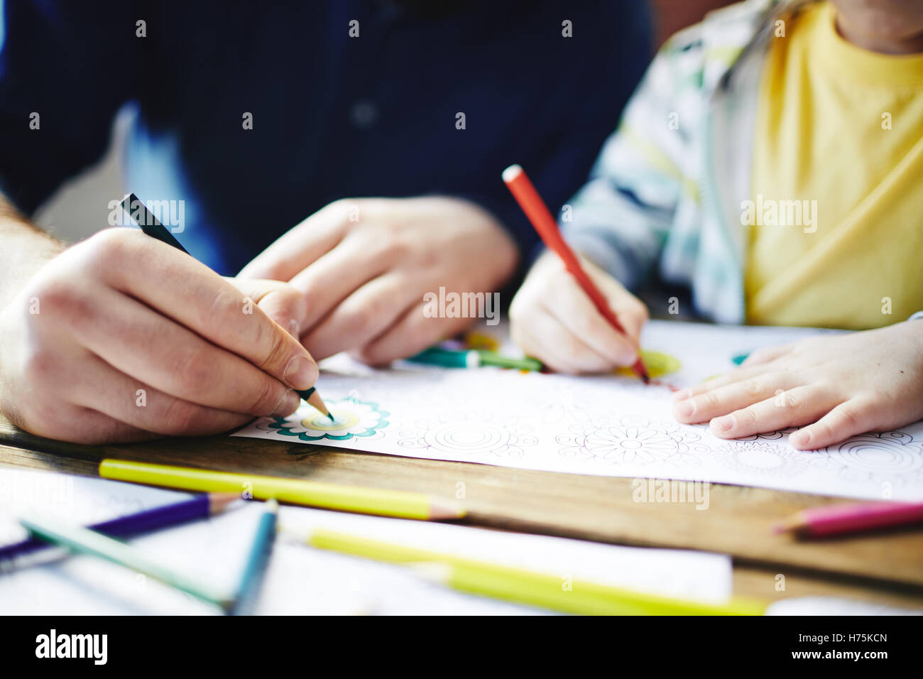 Coloring book child hi-res stock photography and images - Alamy