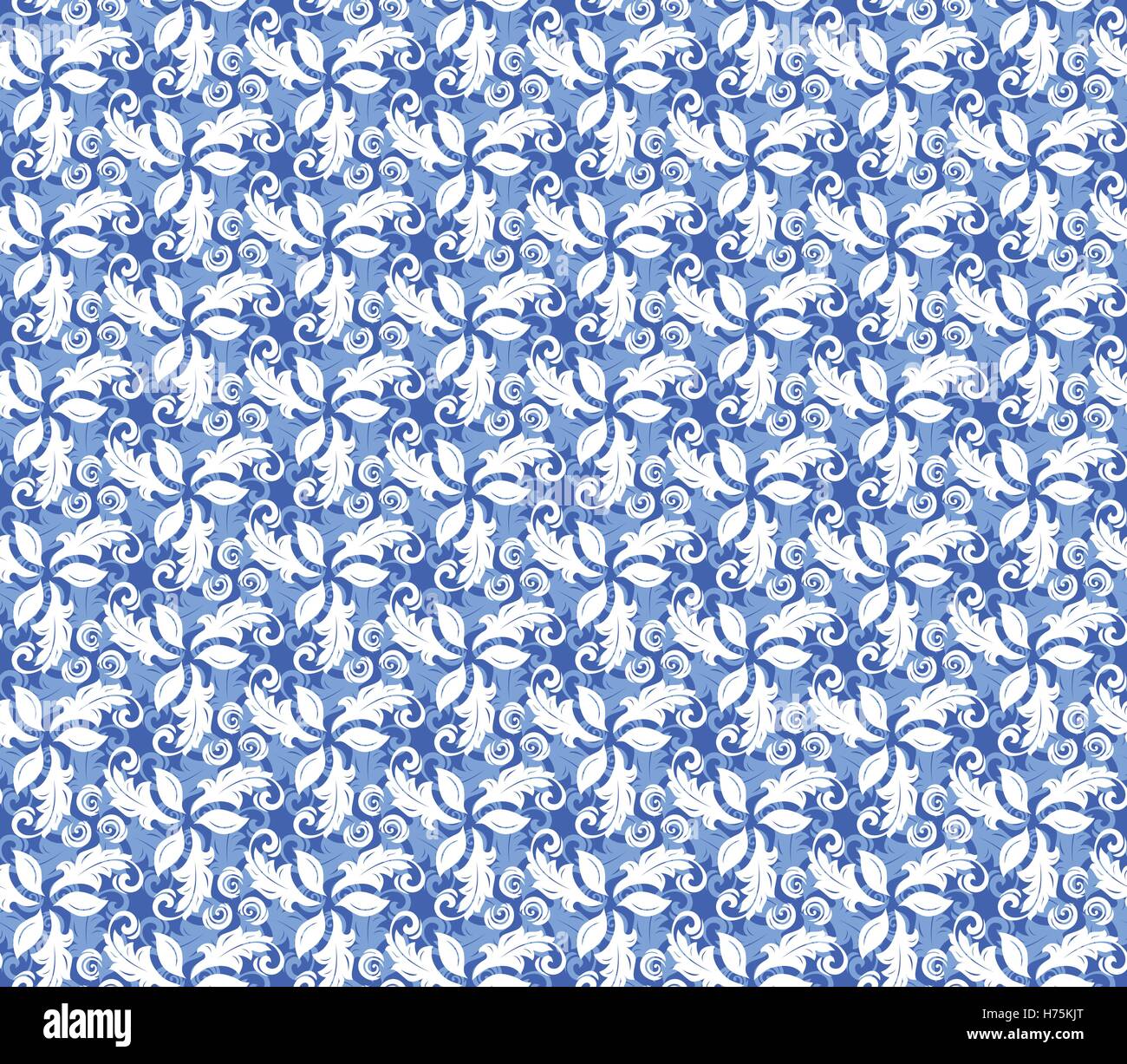 Floral Fine Seamless Vector Pattern Stock Vector Image & Art - Alamy
