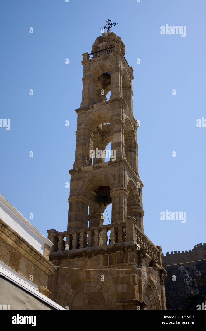 rodos historical centre in main town Stock Photo - Alamy