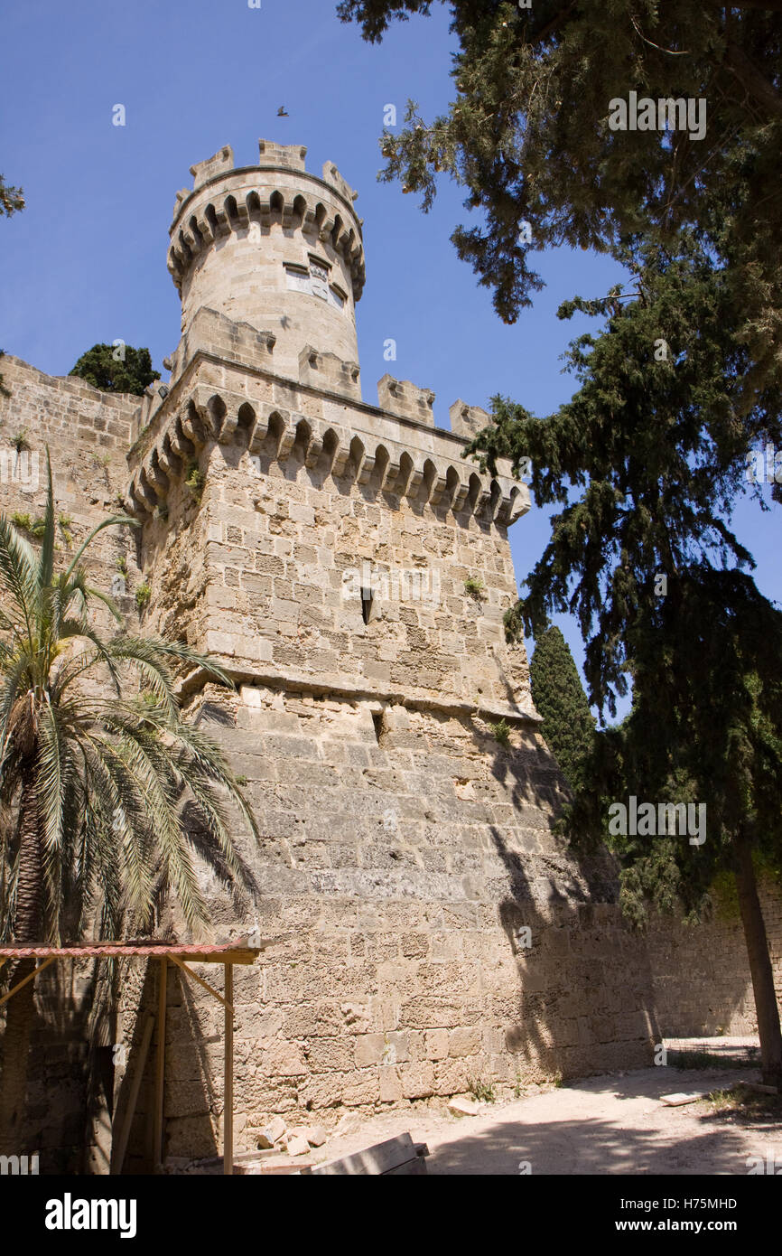 rodos historical centre in main town Stock Photo - Alamy