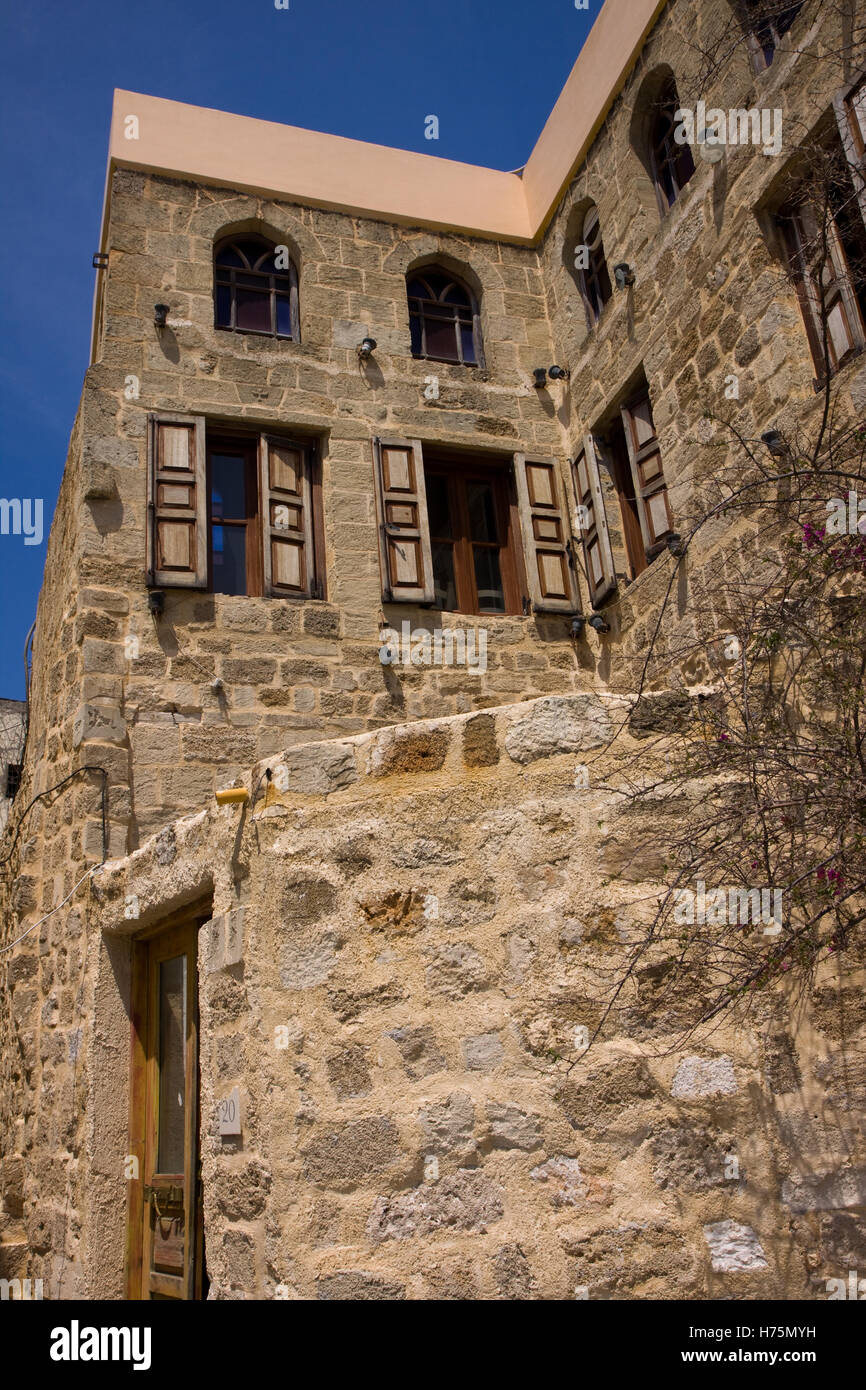rodos historical centre in main town Stock Photo - Alamy