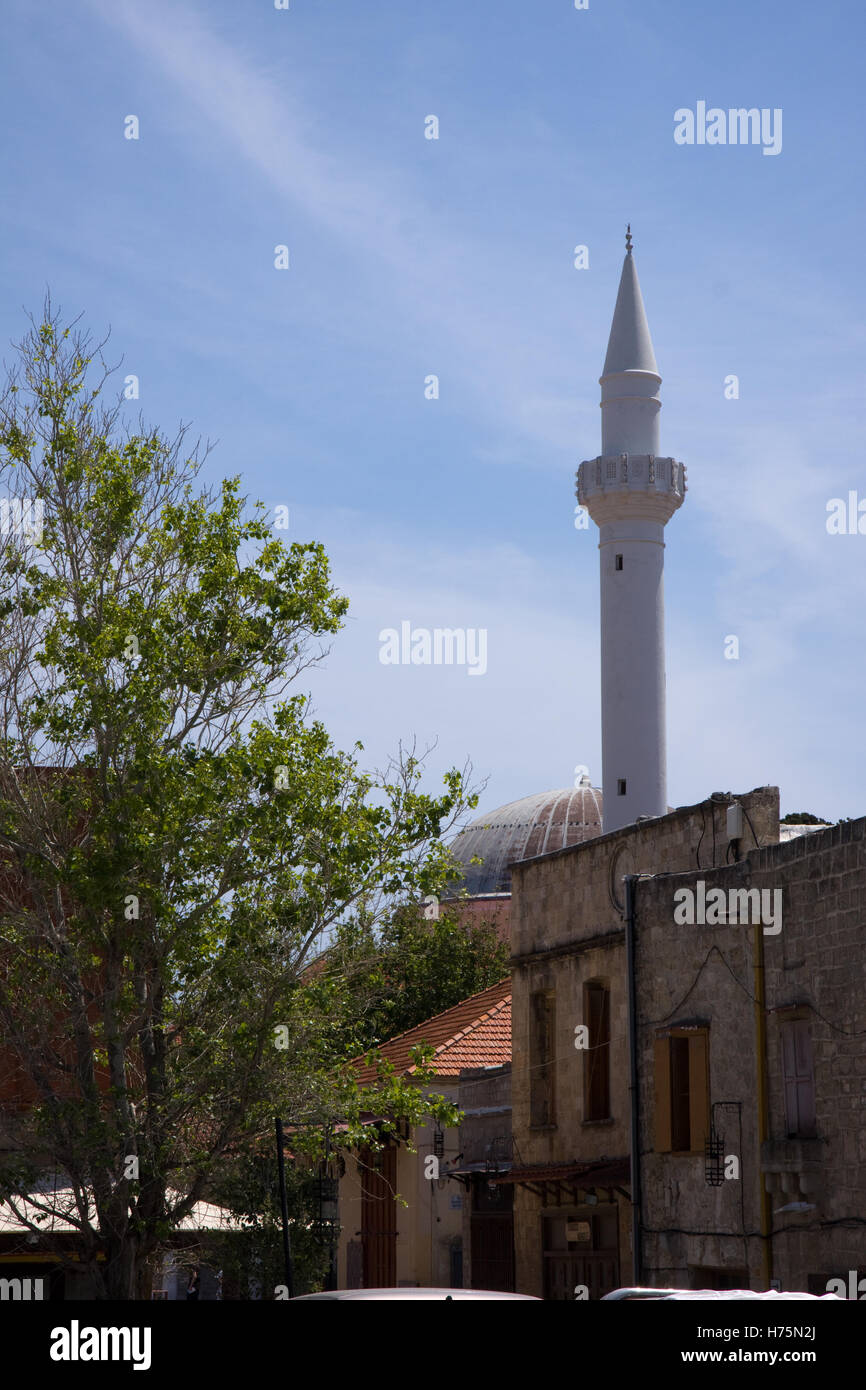 rodos historical centre in main town Stock Photo - Alamy
