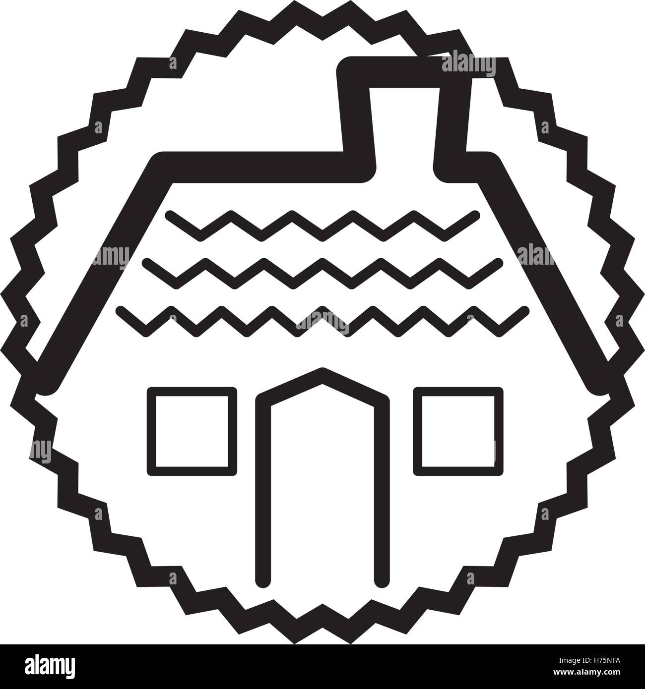 house real estate tag vector illustration design Stock Vector Image ...