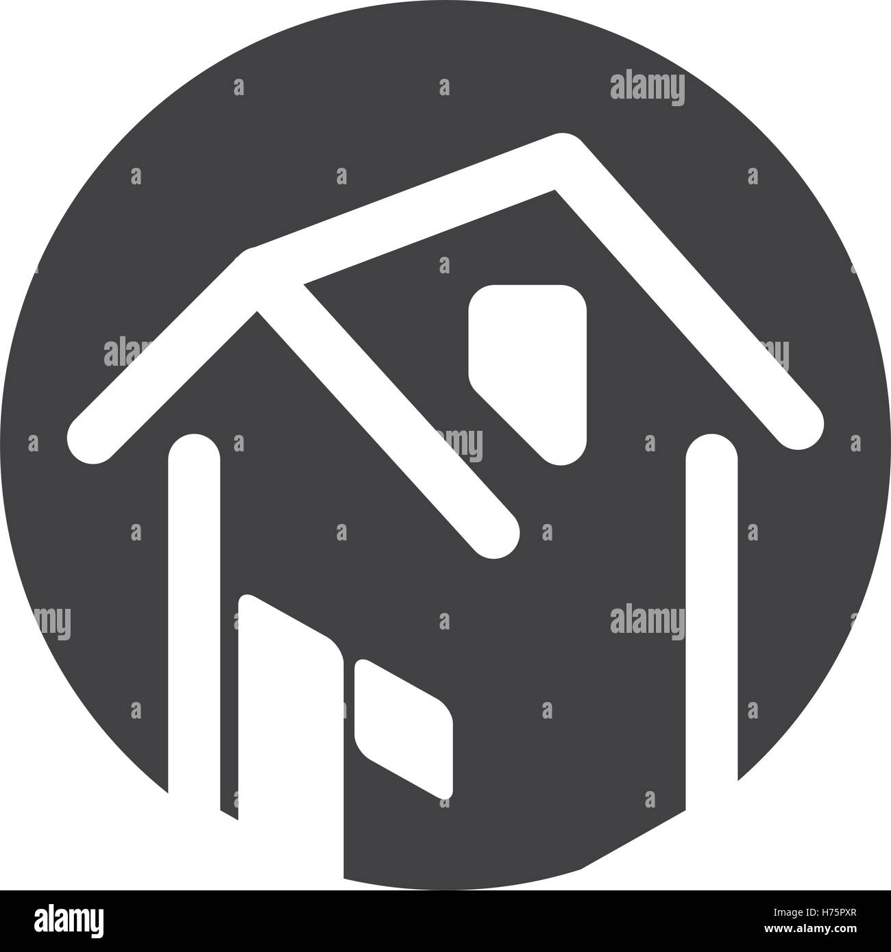 house real estate tag vector illustration design Stock Vector Image ...