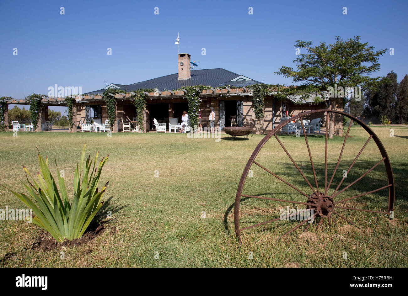 Soames Hotel & Jack' s Bar modern accommodation Nanyuki Kenya Stock ...