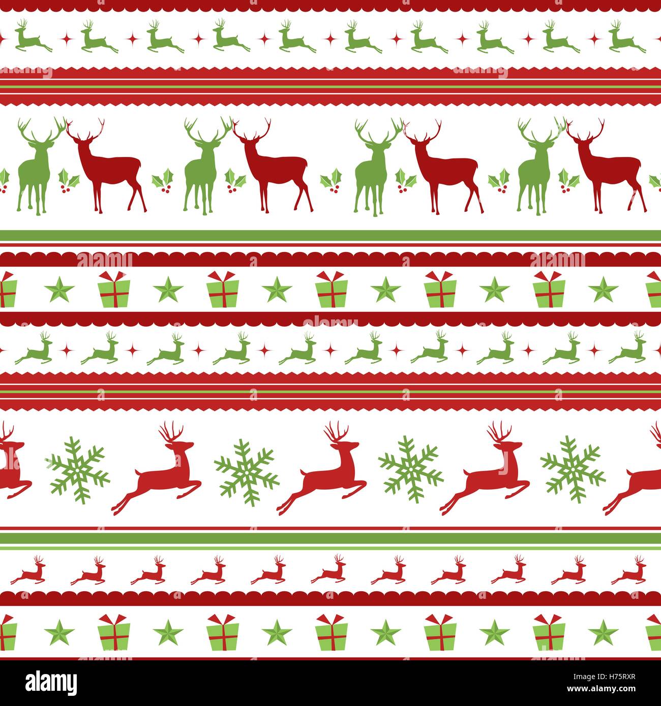 Seamless holiday pattern christmas Stock Vector Images - Alamy
