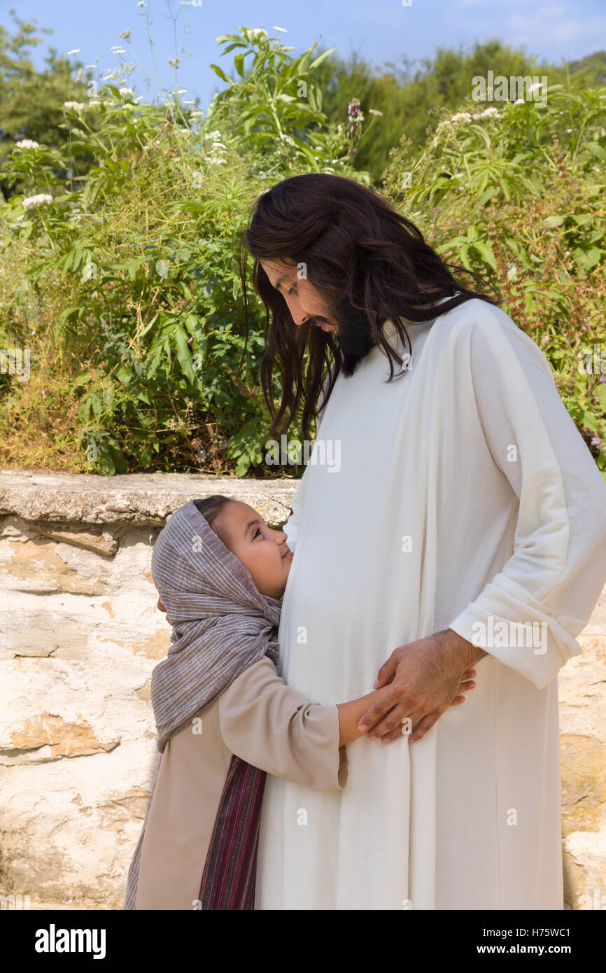 Jesus Blessing Child High Resolution Stock Photography and Images - Alamy