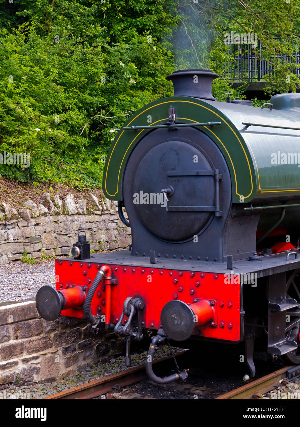 Steam locomotive Lord Phil at Matlock Railway Station on the Peak Rail ...