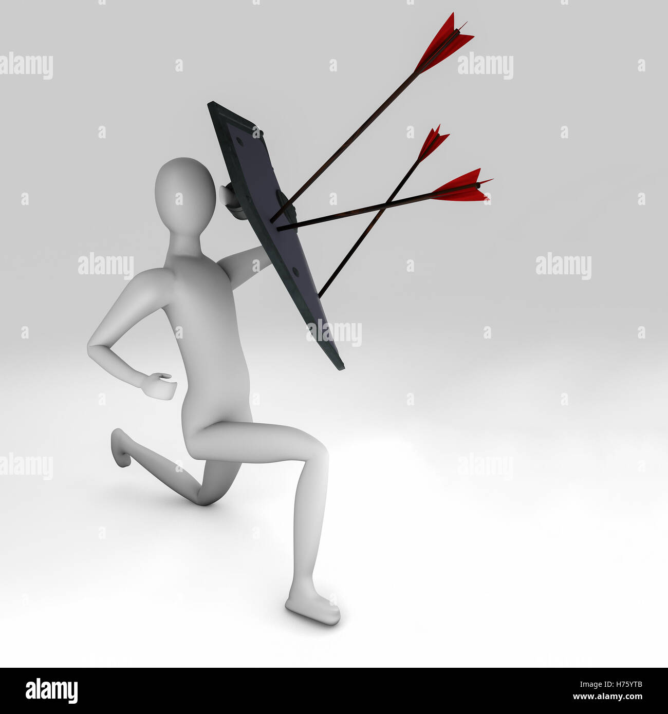 Defense shield arrows hi-res stock photography and images - Alamy