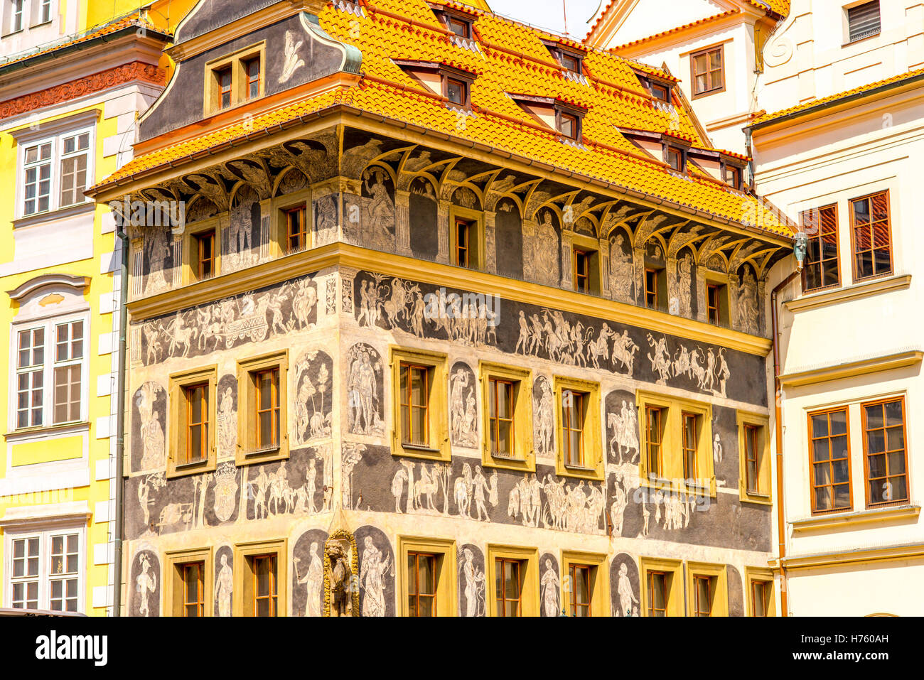 Buildings in Prague Stock Photo - Alamy