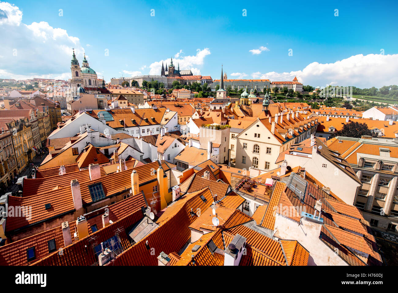 Prague cityscape view Stock Photo - Alamy