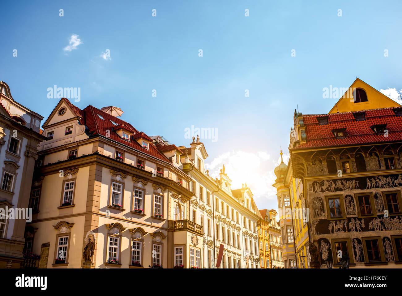 Buildings in Prague Stock Photo - Alamy