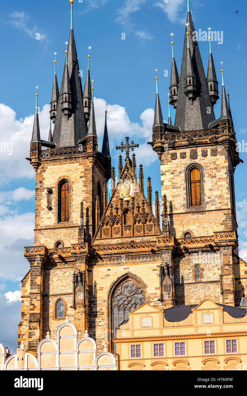 Tyn cathedral in Prague Stock Photo - Alamy