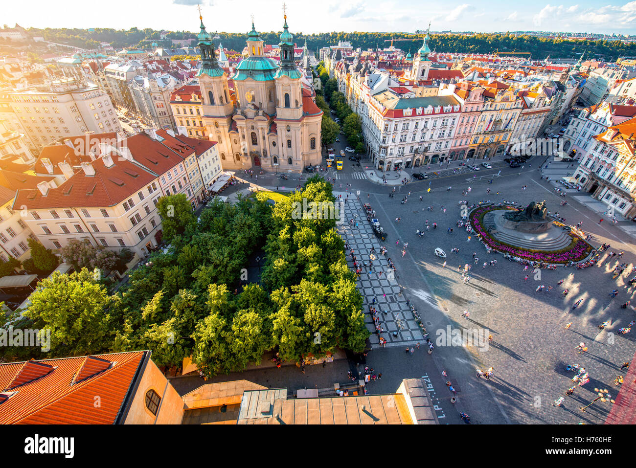Prague cityscape view Stock Photo - Alamy