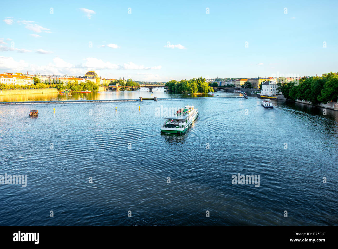 River in Prague Stock Photo - Alamy