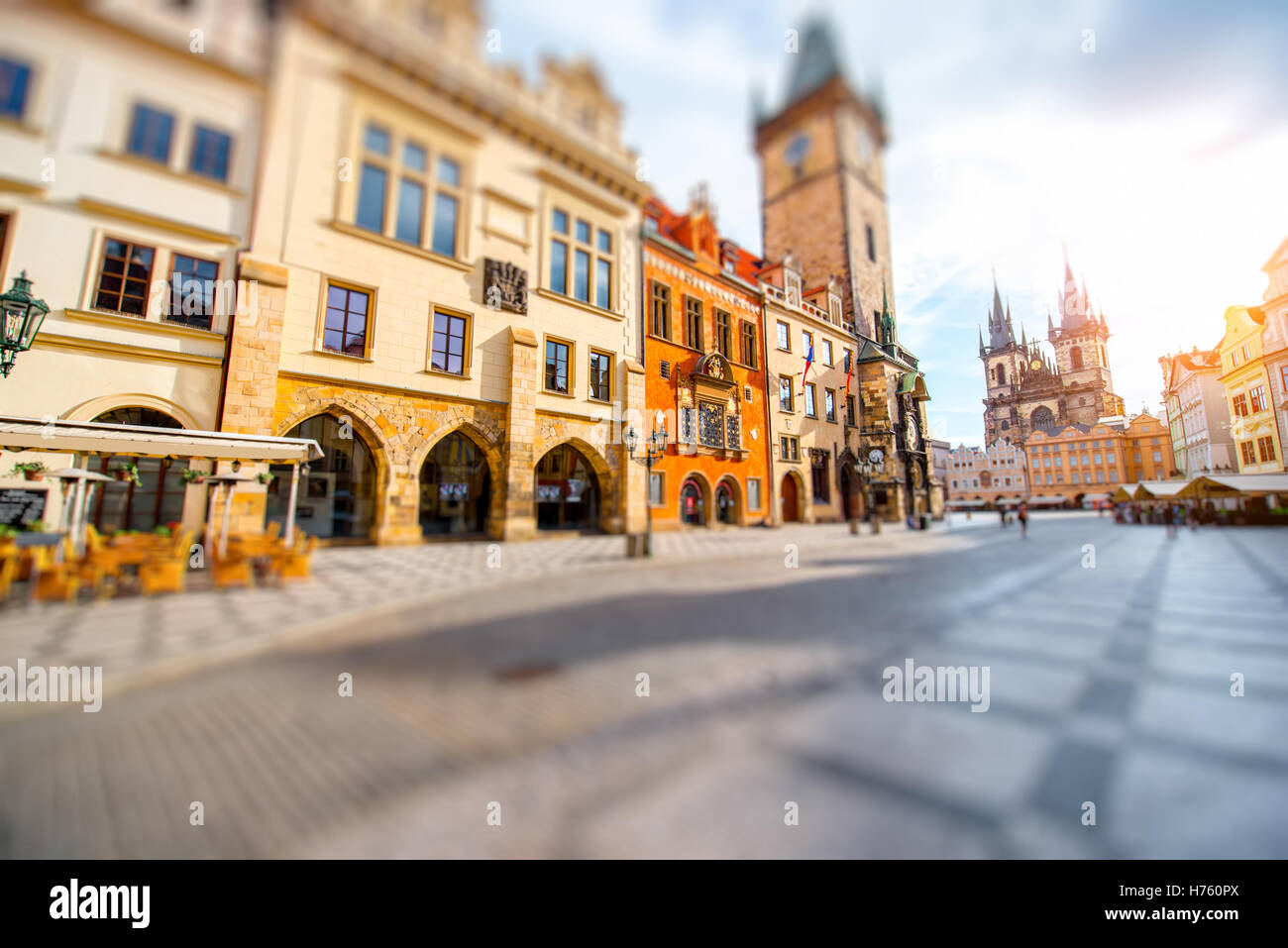 Prague cityscape view Stock Photo - Alamy