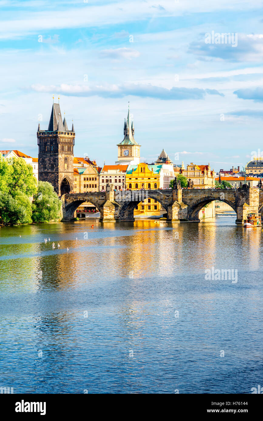 Prague cityscape view Stock Photo - Alamy