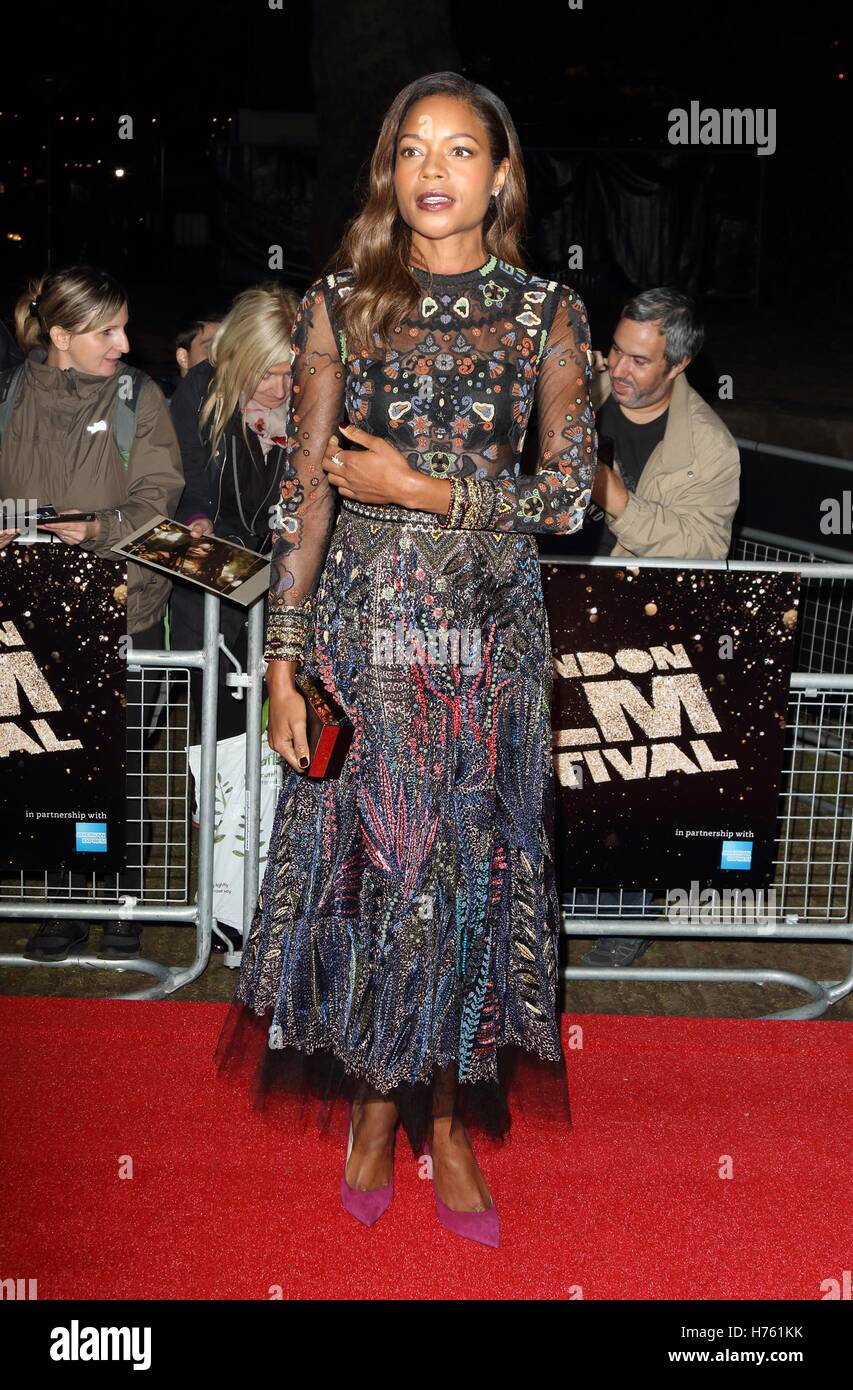 London, UK. Naomie Harris at BFI London Film Festival Competition ...