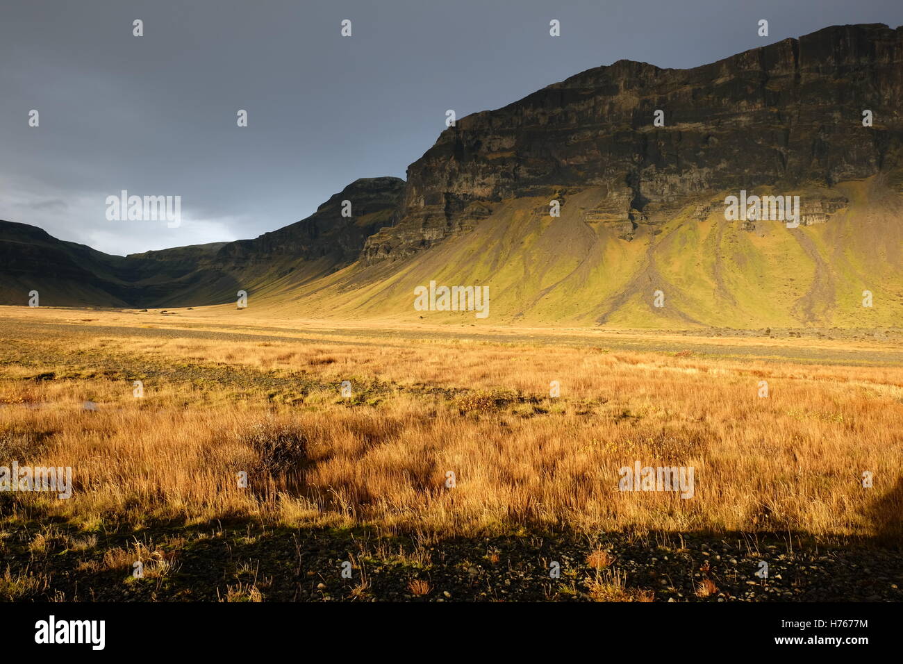 Iceland - power of nature, stunning landscape and simple living Stock ...