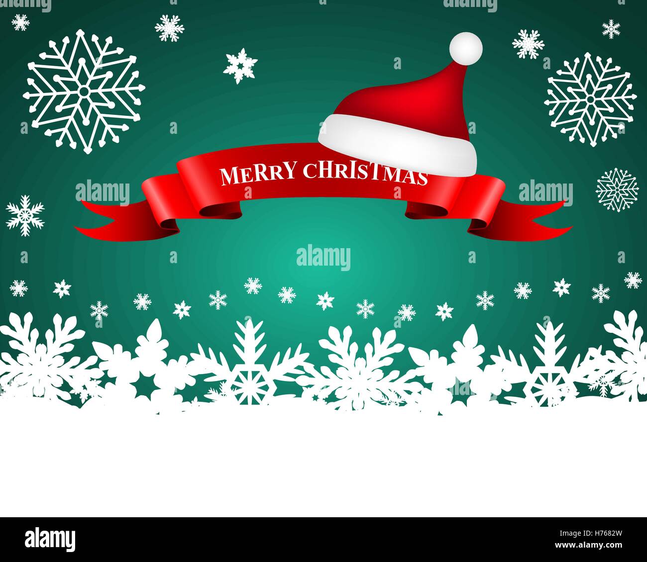 Christmas santa cap on Stock Vector Images - Alamy