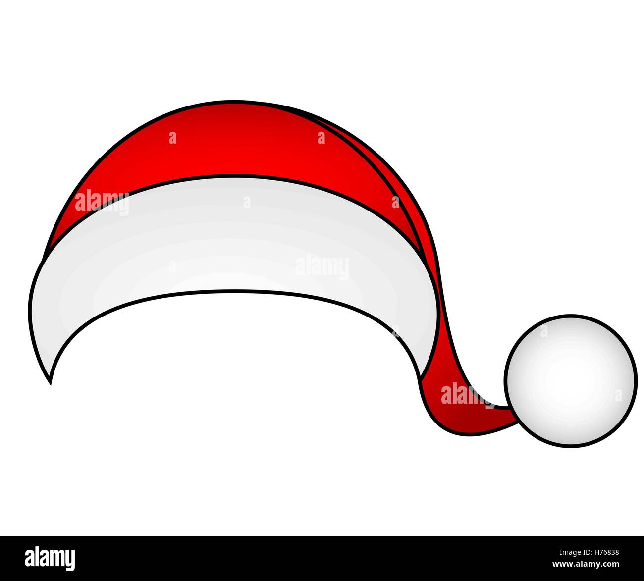 Santa claus template festive Cut Out Stock Images & Pictures - Alamy