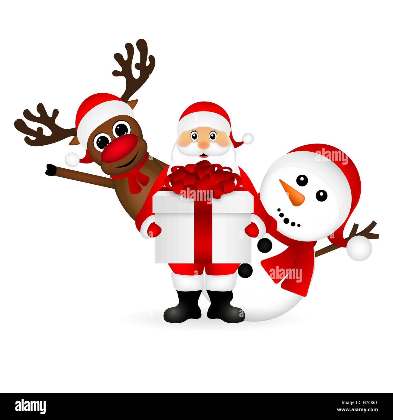 Snowman bow Stock Vector Images - Alamy