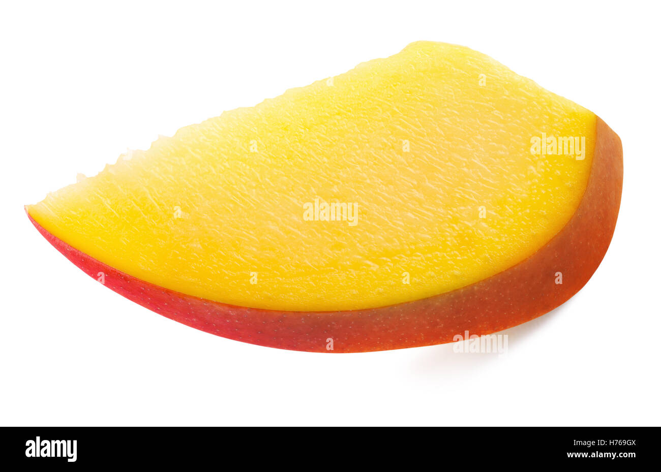 mango slice isolated on the white background Stock Photo - Alamy