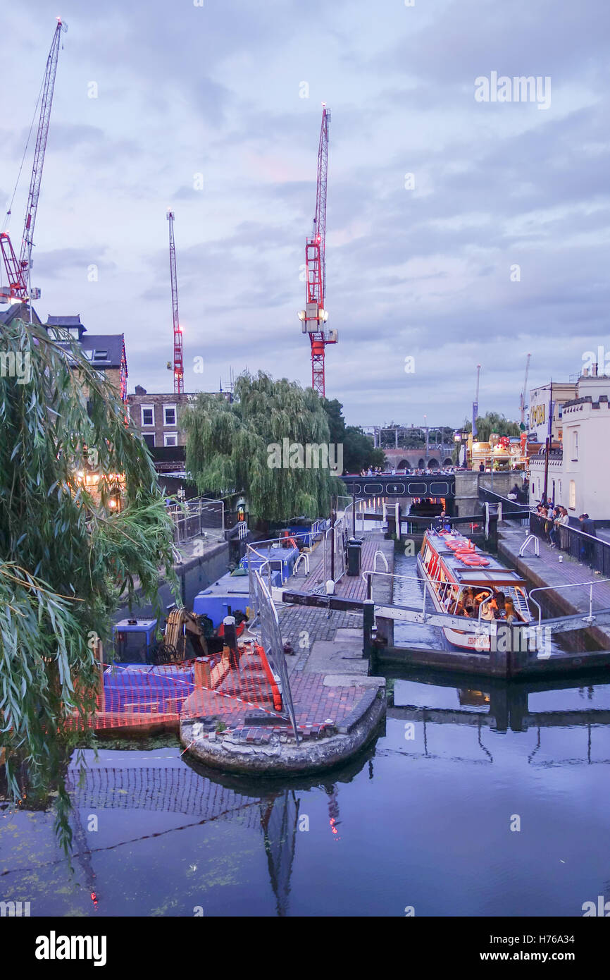 Camden Lock, also known as Hampstead Road Locks is one of the main ...