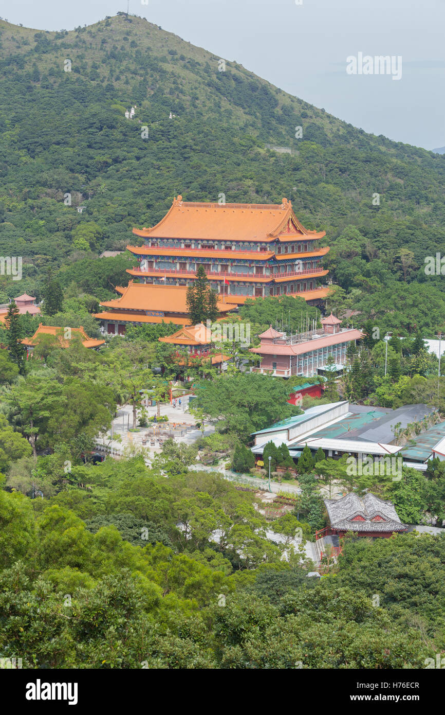 Po Lin Monastery in Lantau island, Hongkong Stock Photo - Alamy