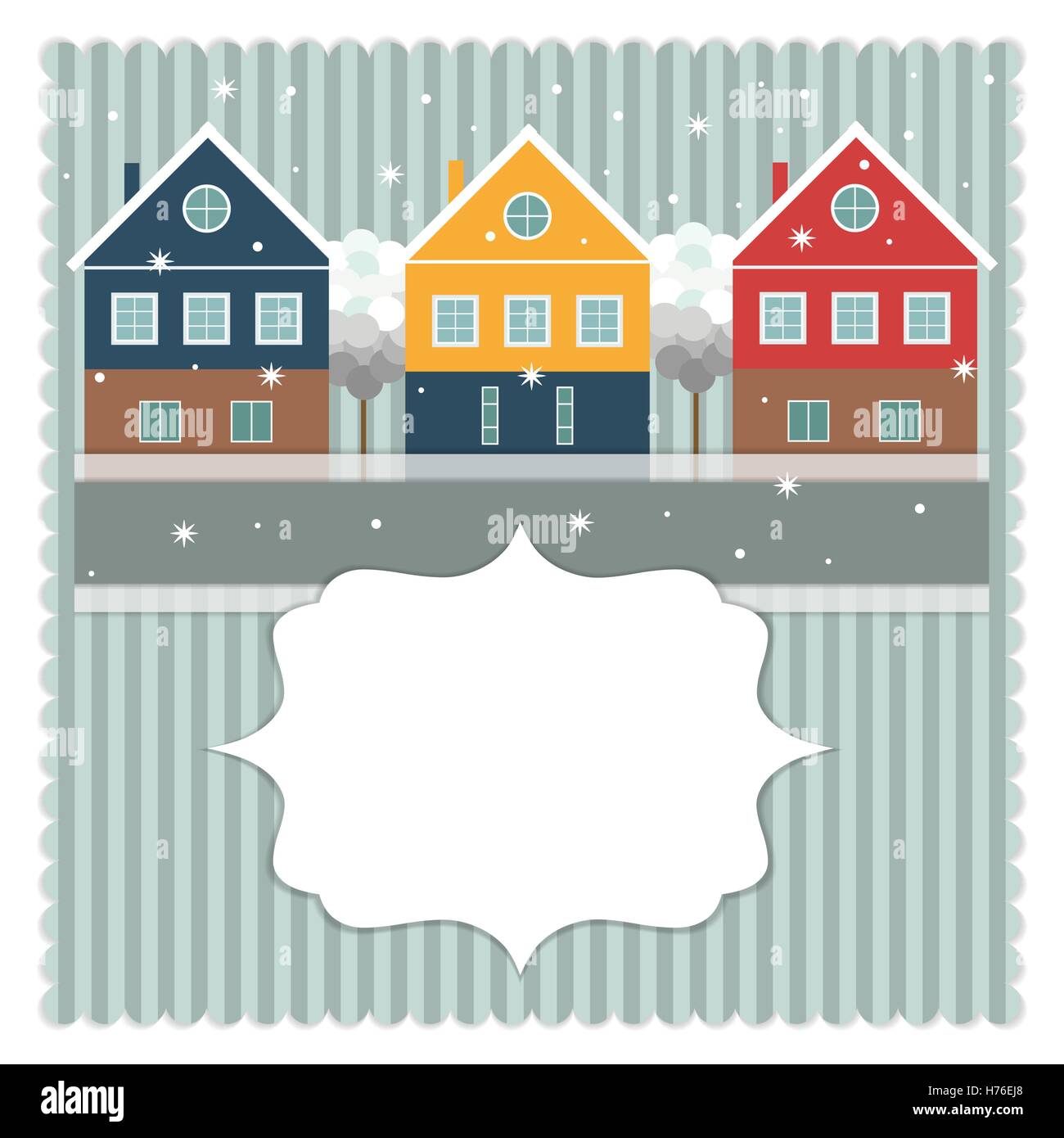 Real estate banner house Cut Out Stock Images & Pictures - Alamy