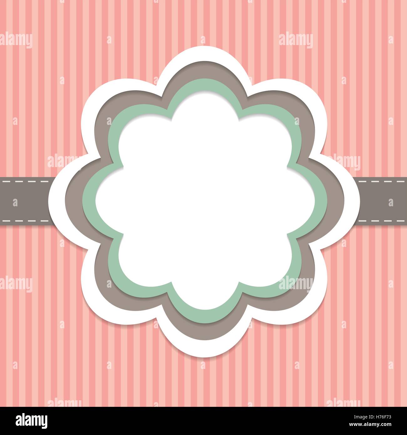 Retro Invitation Card Stock Vector Image & Art - Alamy