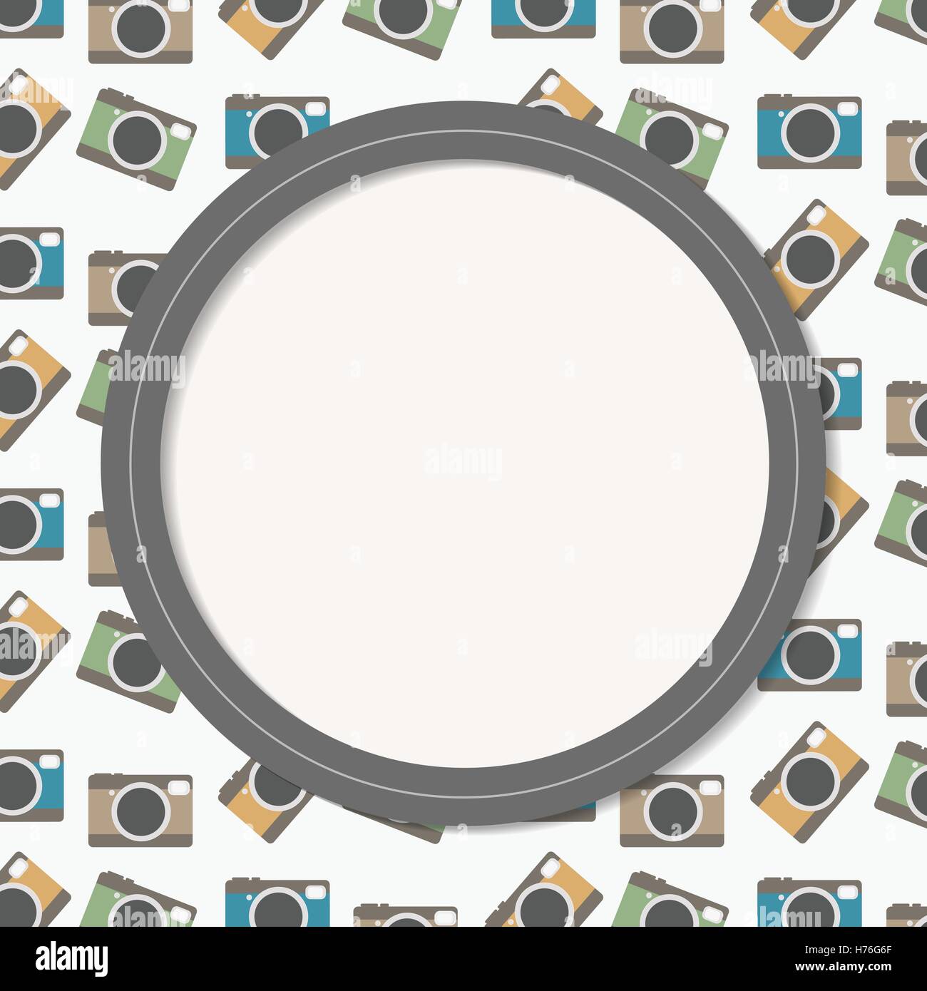 Colorful Cameras Invitation Card Stock Vector Image & Art - Alamy